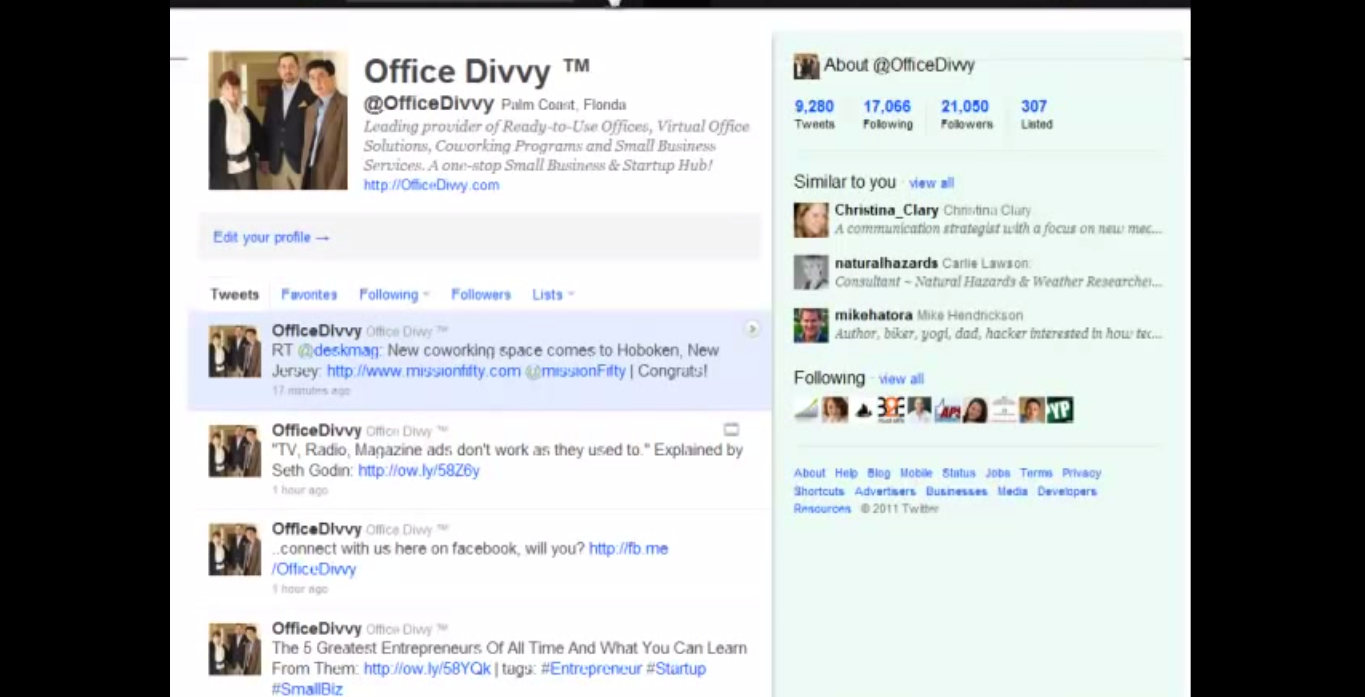 New Email Notifications from Twitter - OfficeDivvy