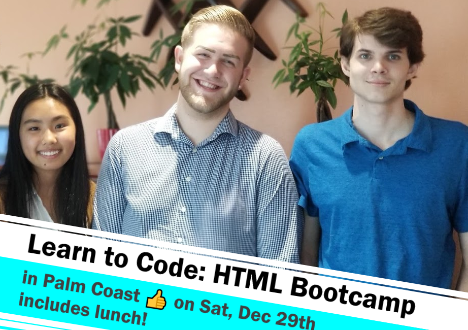 Learn to Code in Palm Coast: HTML Bootcamp